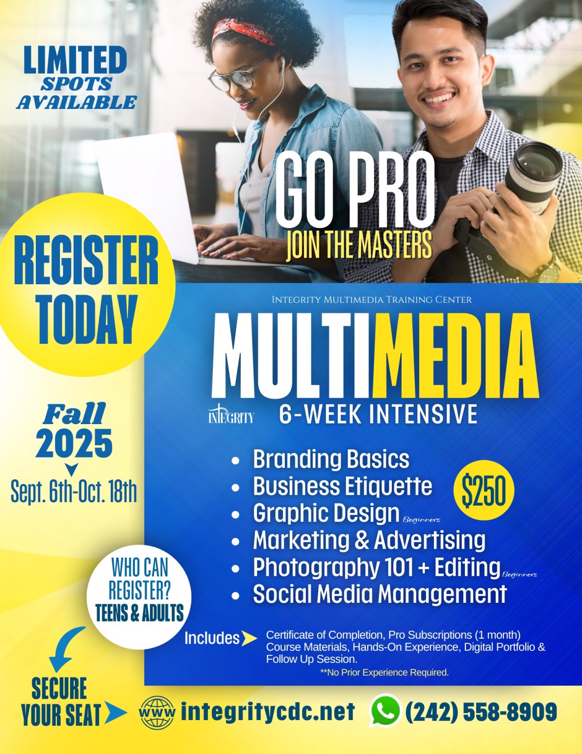 Multimedia 6-Week Intensive 2025